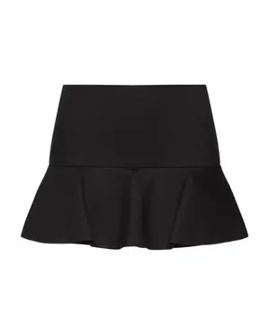 Red Valentino Trumpet Shaped Shorts - Black