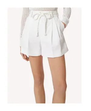 Red Valentino Knitted Belt Detail Shorts