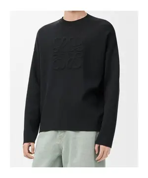Loewe Logo Detailed Crewneck Jumper