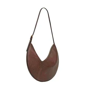 Etro Essential Large Hobo Bag In Paisley Jacquard