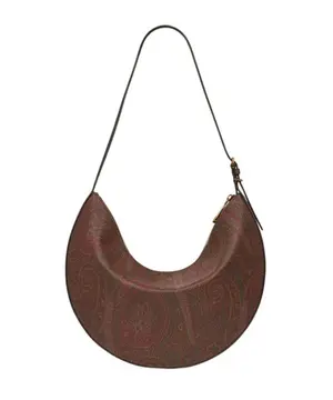 Etro Essential Large Hobo Bag In Paisley Jacquard
