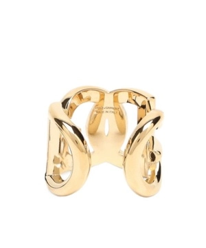 Dolce & Gabbana Dolce Gabbana Logo Plaque Engraved Ring