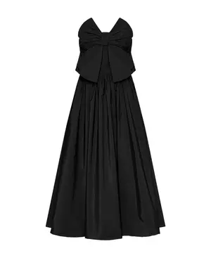 Red Valentino Bow Detailed Strapless - Black