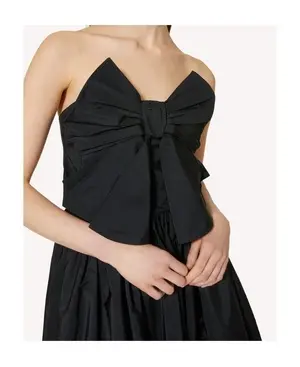 Red Valentino Bow Detailed Strapless