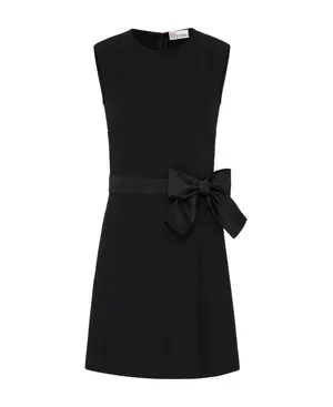 Red Valentino Bow Sleeveless Dress - Black