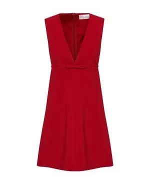 Red Valentino Bow Detail Dress - Red