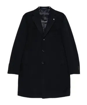 Tagliatore Single-breasted Coat - Blue