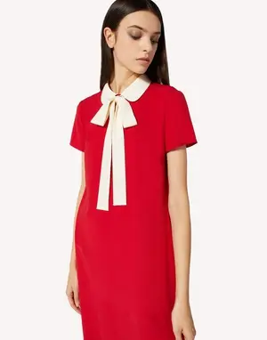 Red Valentino Guan Xiaotong's Same Bow Detail Dress