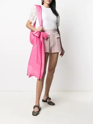 Red Valentino Pleat Pocket Shorts