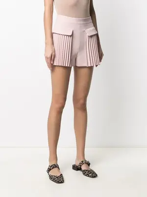 Red Valentino Pleat Pocket Shorts