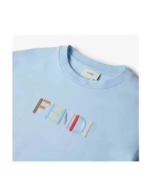Fendi Logo-embroidered T-shirt