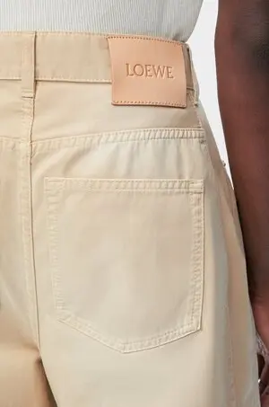 Loewe Barrel Trousers In Cotton