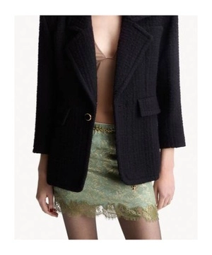 Saint Laurent Baroque Lace Mini Skirt