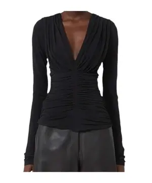 Sportmax Long-sleeved Top - Black