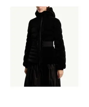 Moncler Gestuelle Belted Short Down Jacket