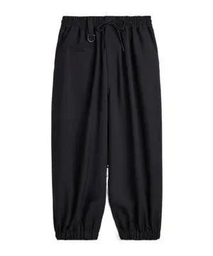 Y3 Sport Uniform Cuffed Pants - Black