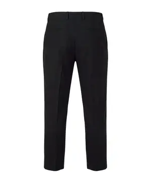 Saint Laurent Fluid Mid-rise Pants - Black