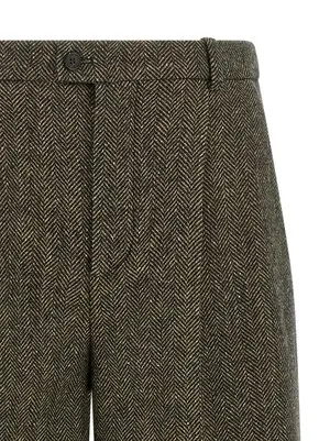 Saint Laurent Mid-rise Tailored Culottes
