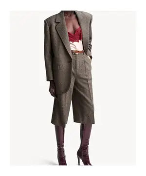 Saint Laurent Mid-rise Tailored Culottes