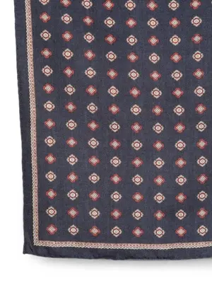 Brunello Cucinelli Geometric-print Handkerchiefs