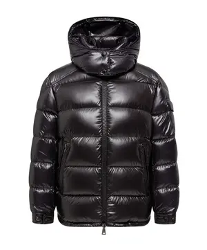 Moncler Hooded Puffer Jacket - Black