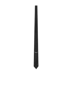 Saint Laurent Tie In Silk Satin