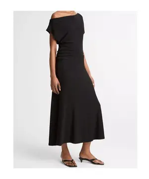 Vince Draped-design Midi Dress
