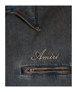 Amiri Logo Detail Denim Jacket - No