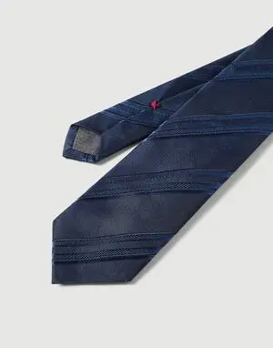 Brunello Cucinelli Textured Striped Tie