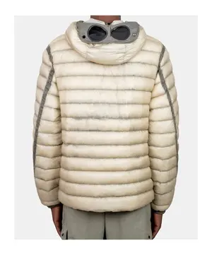C.P. COMPANY Long-sleeved Hooded Down Jacket
