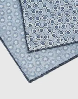 Brunello Cucinelli Spotted-pattern Silk Pocket Square