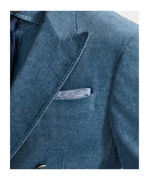 Brunello Cucinelli Spotted-pattern Silk Pocket Square