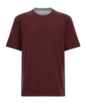 Brunello Cucinelli Double Layer T-shirt