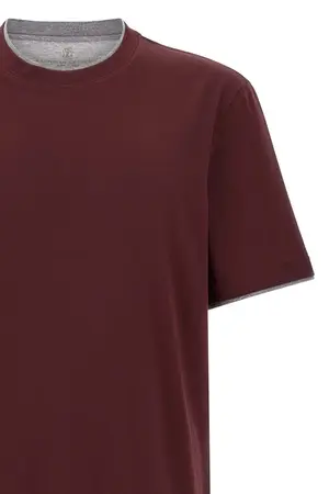 Brunello Cucinelli Double Layer T-shirt