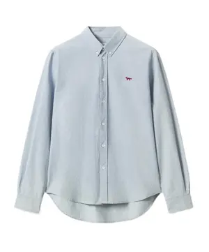Maison Kitsuné Profile Fox Casual Shirt - Blue