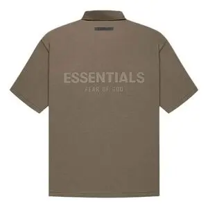 Fear Of God Fw21 Logo Polo Shirt 'harvest