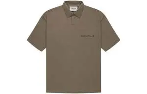 Fear Of God Fw21 Logo Polo Shirt 'harvest