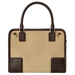 Loewe Small Amazona Bag - Oro/chocolat