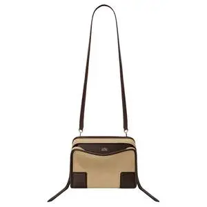 Loewe Small Amazona Bag - Oro/chocolat