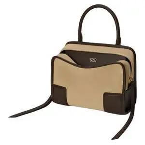 Loewe Small Amazona Bag - Oro/chocolat