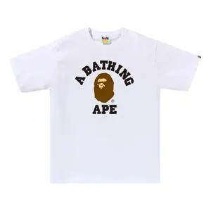 A BATHING APE College T-shirt - White