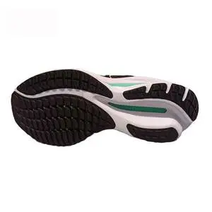 Mizuno Wave Rider 26 Athletic Sneakers - Black/white/green