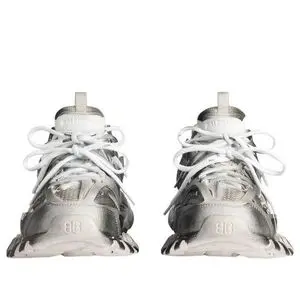 Balenciaga Track Stencil Logo Sneaker - Black/white