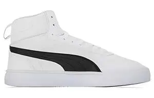 PUMA Caven Mid High-top Sneakers - White/black