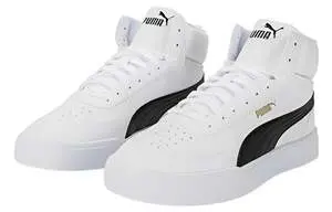 PUMA Caven Mid High-top Sneakers - White/black