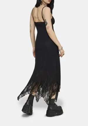 DISTURBIA Druella Lace Cami Midaxi Dress
