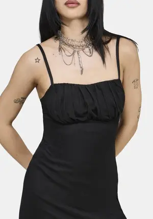 DISTURBIA Druella Lace Cami Midaxi Dress