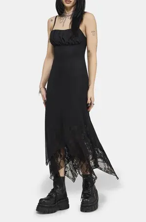 DISTURBIA Druella Lace Cami Midaxi Dress