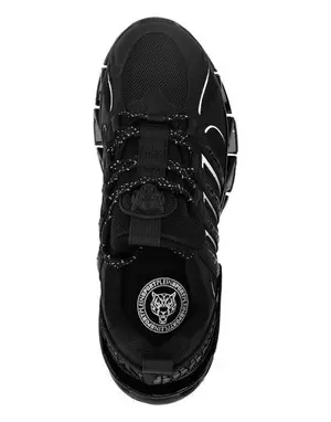 PLEIN SPORT Runner Hi-tech Sneakers - Black/black