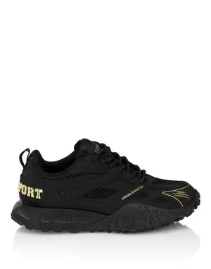 PLEIN SPORT Sprinter" Sneakers - Black/lightgold